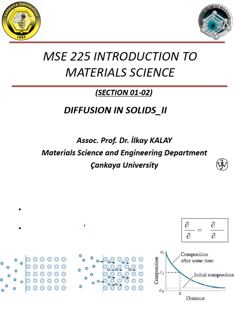 Chapter 5 Diffusion in Solids - II | PDF | Crystal Structure | Diffusion