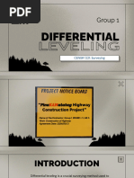 Differential Leveling | PDF | Surveying