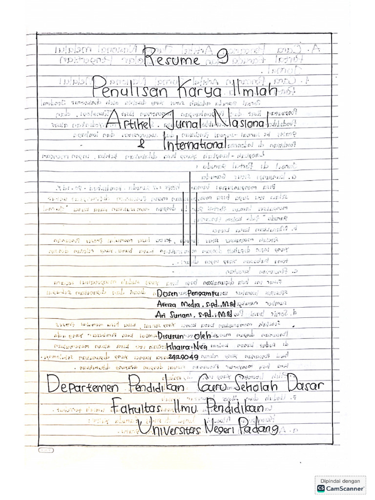 Resume 9 PKI KHAIRA NISA (24129049) | PDF