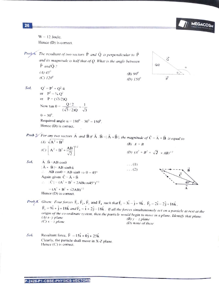 Fiitjee Vector PKG 2, Final | PDF