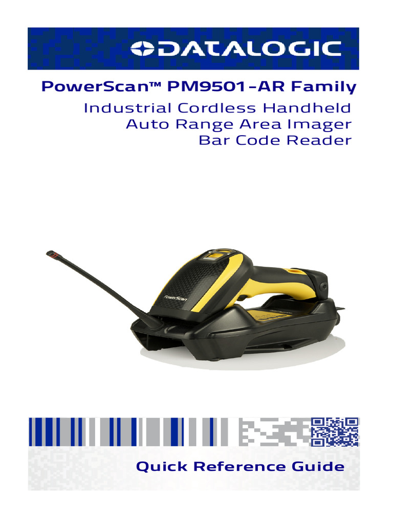 Datalogic PowerScan PM9501 - Quick Reference Guide - English | PDF ...