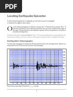 Locating Earthquake Epicenters Lab | PDF | Seismology | Earthquakes