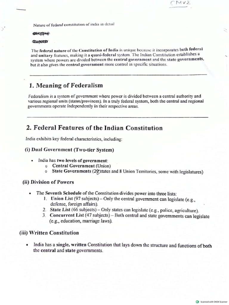 Indian Constitution 2 | PDF