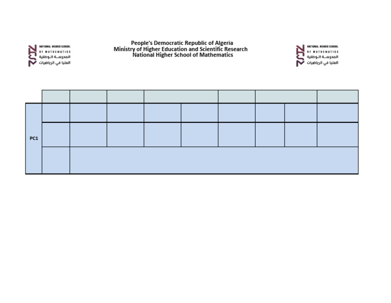 Finals Timetable | PDF