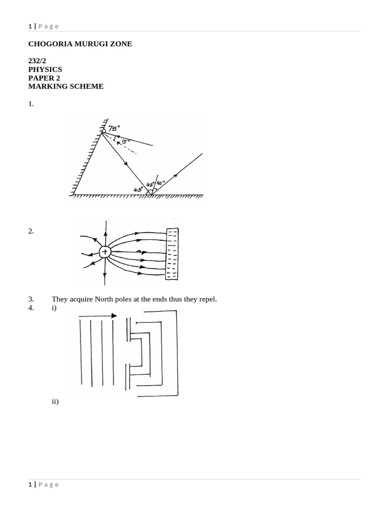 2CHOGORIA-MURUGI-ZONE-PHY-PP2-MS | PDF | Electromagnetic Induction | Inductor
