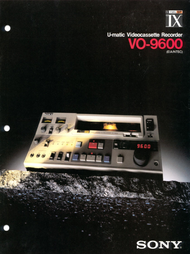 sony_vo-9600 | PDF