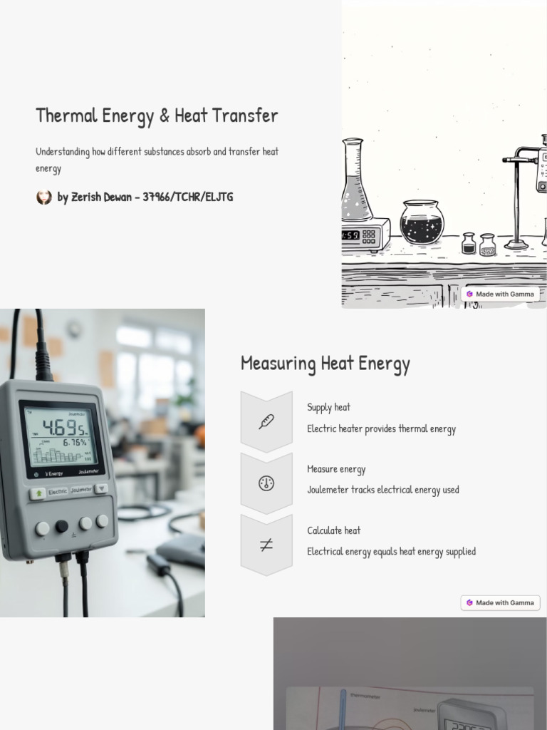 Thermal Energy and Heat Transfer | PDF