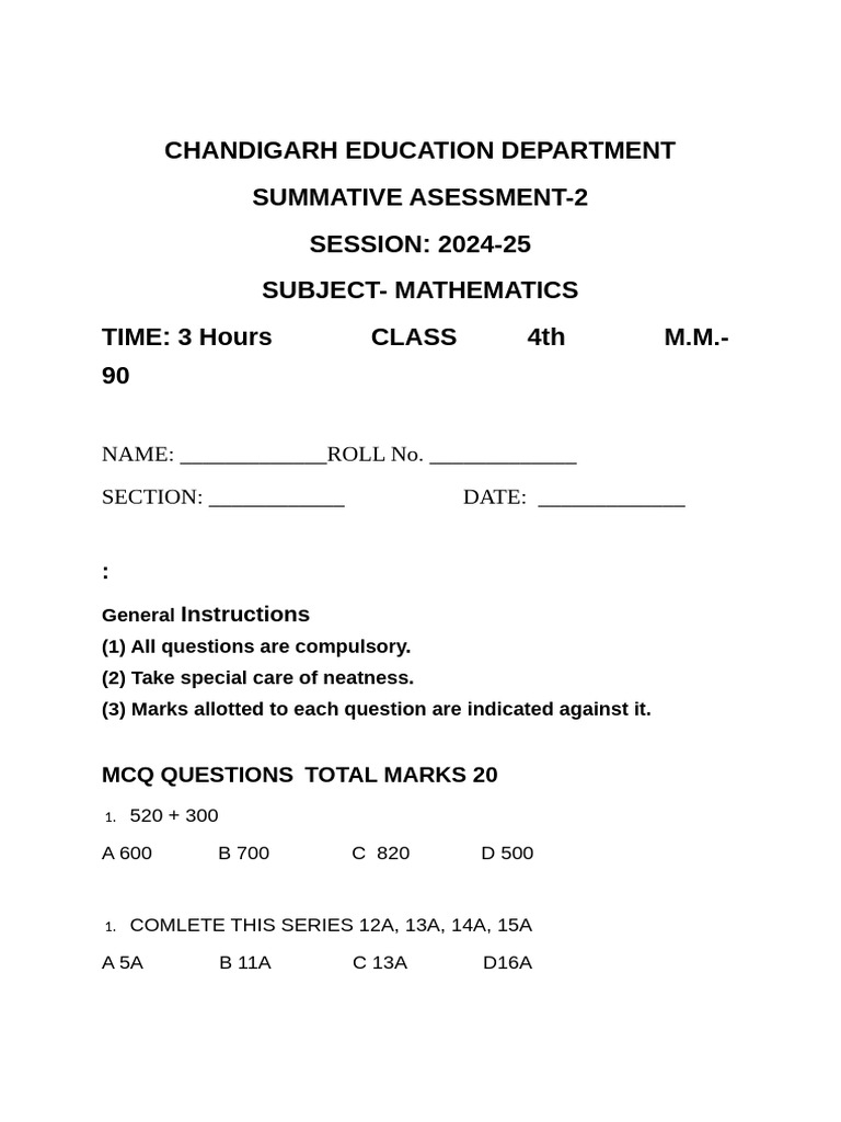 PAPER FORMAT MATHS - Docx - 20250212 - 204212 - 0000 | PDF | Triangle ...