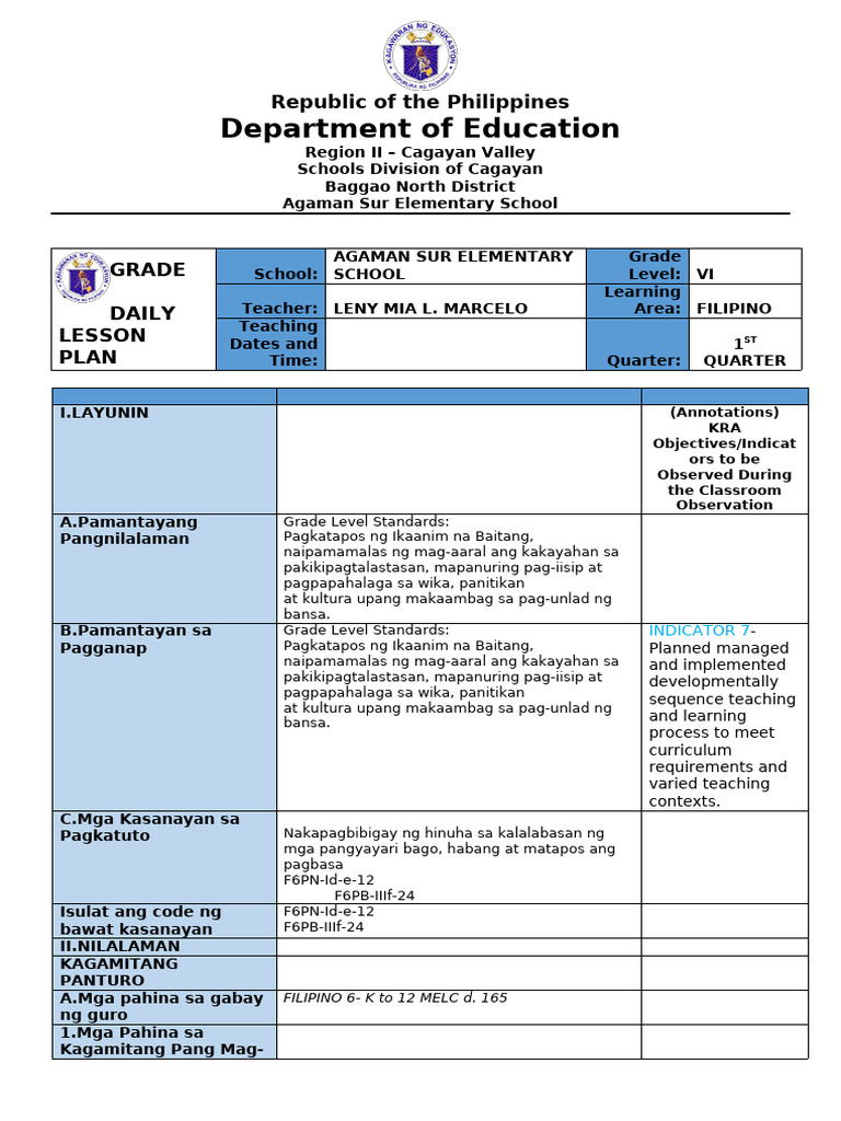 Cot Filipino | PDF