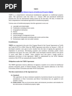 TRIPS Agreement | PDF | Trips Agreement | World Trade Organization