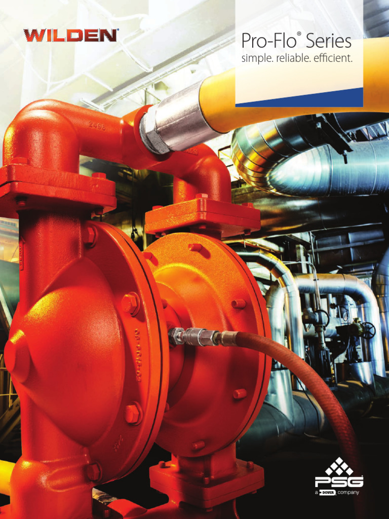 Wilden Pro Flo Series Brochure | PDF | Pump | Valve
