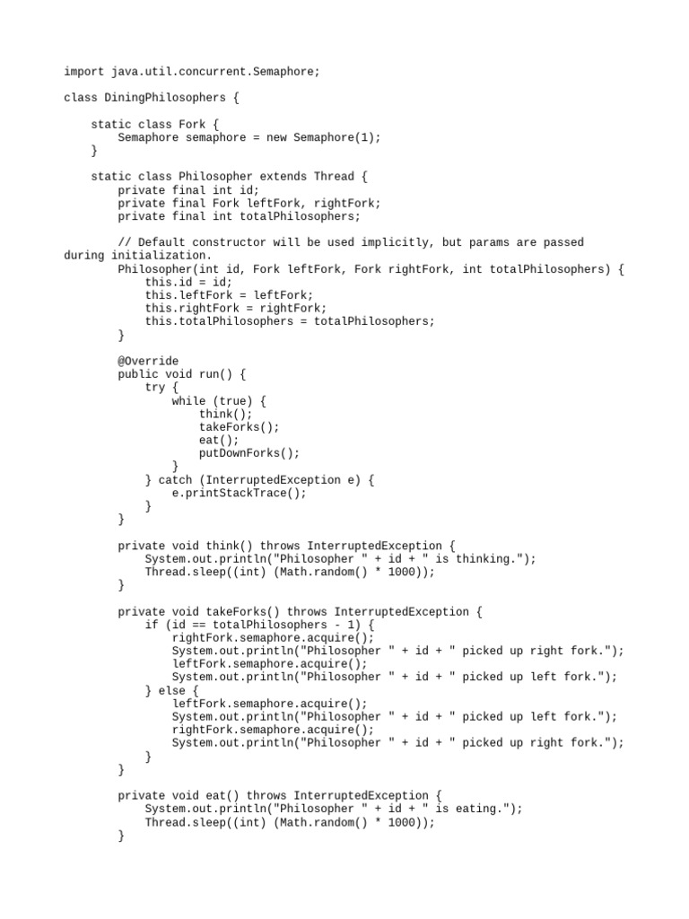 Import Java - Util.concurrent - Semapho | PDF | Computer Science | Computer Programming