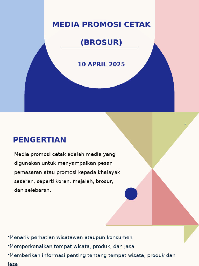 Materi Media Promosi Cetak (Brosur) | PDF