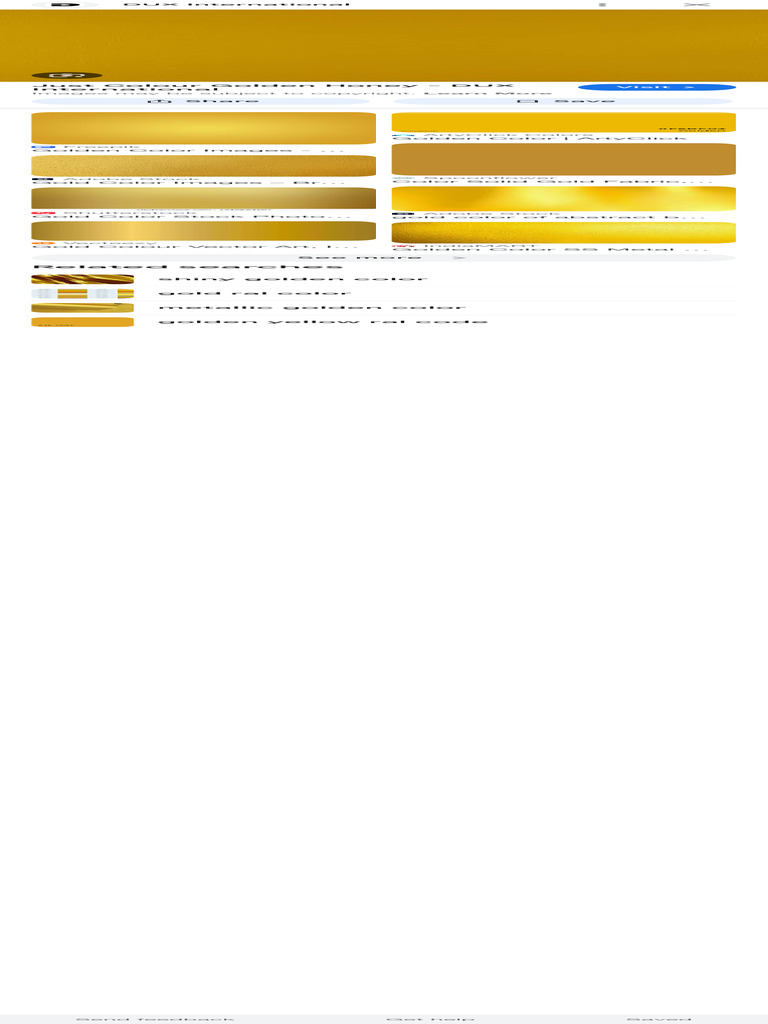 Golden Honey Color by DUX International | PDF