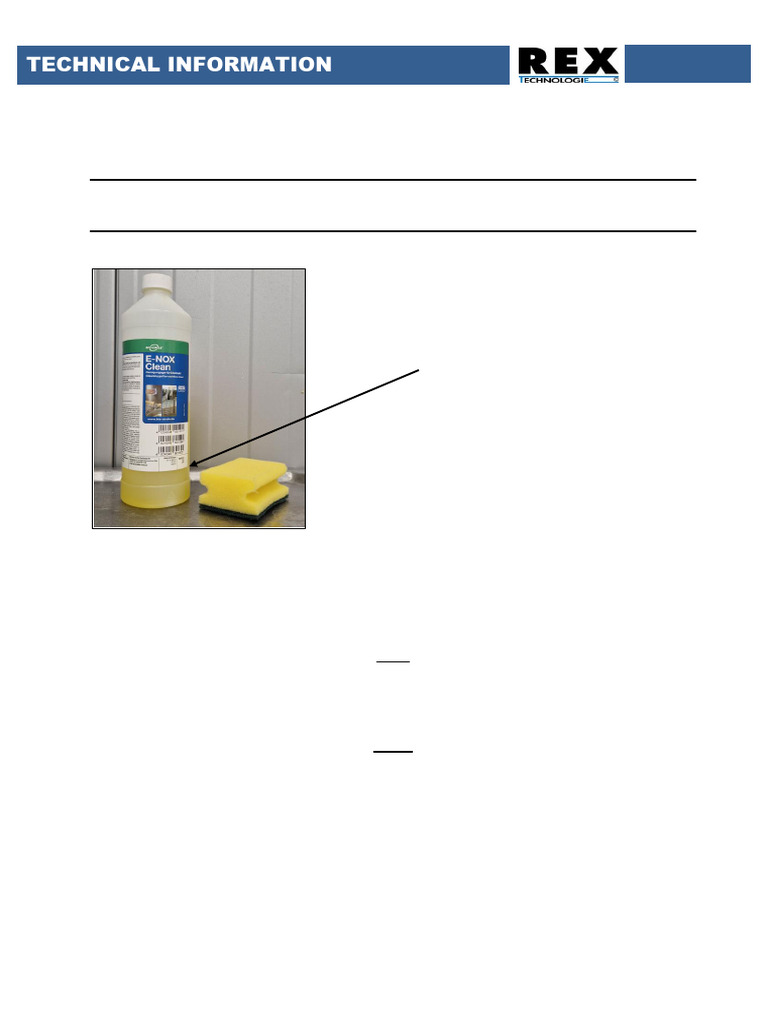 1128 Cleaning and Rust Removal With E-NOX - Rex | PDF | Toxicity ...
