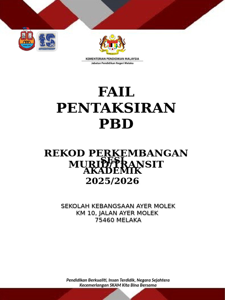 FPH SK Ayer Molek 2025 2026 | PDF