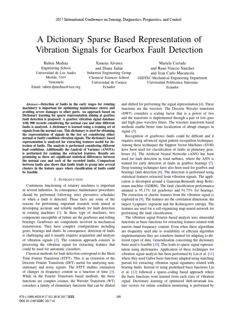 A_Dictionary_Sparse_Based_Representation_of_Vibration_Signals_for_Gearbox_Fault_Detection | PDF ...