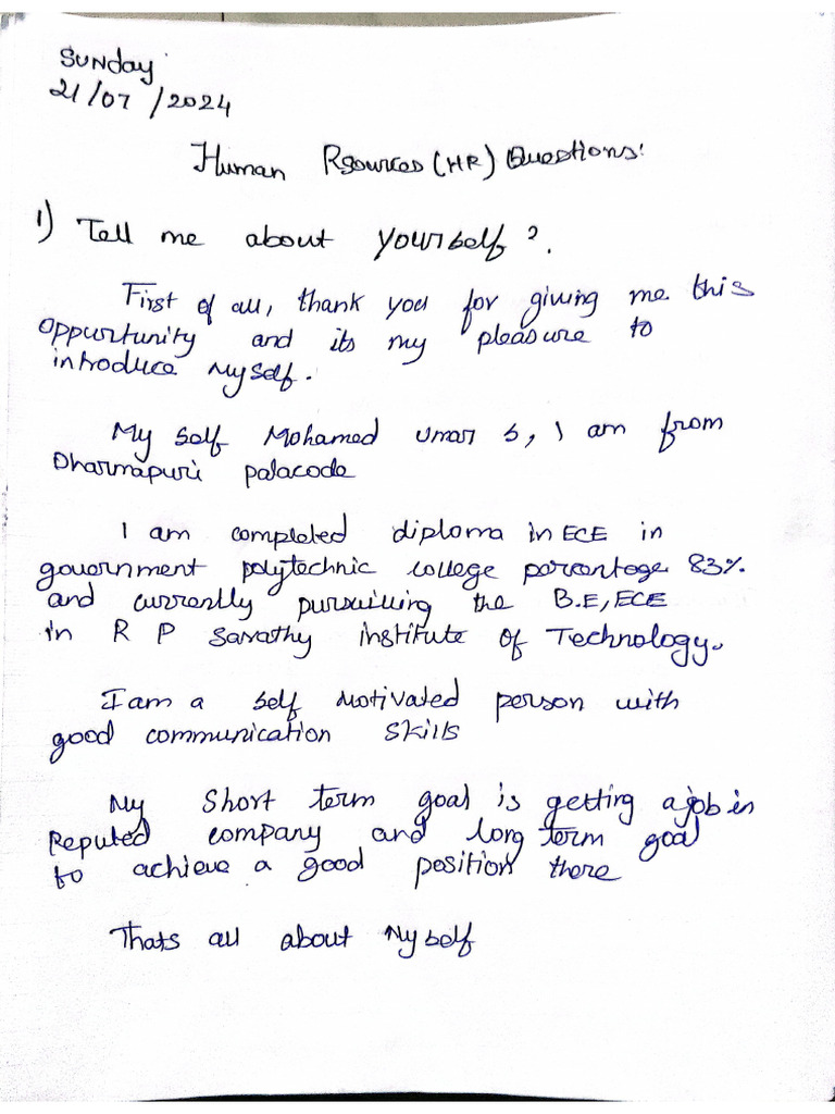 Mohamed Umar Placement Assignment 2 | PDF