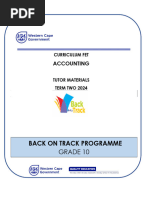 B - Summaries - Grade 9 - EMS - Accounting - Via Afrika - Term 3 | PDF | Debits And Credits ...