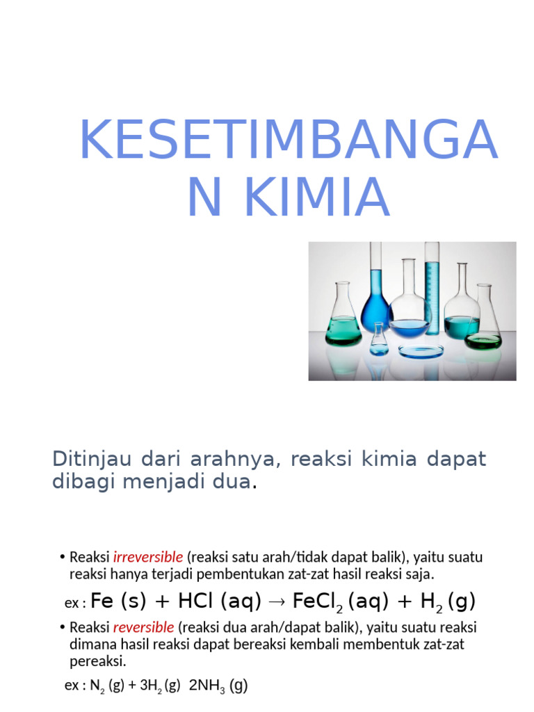 Kesetimbangan Kimia | PDF