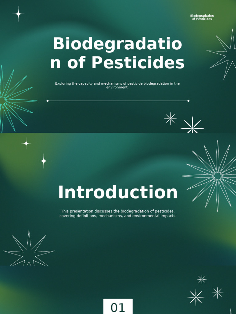 Biodegradation of Pesticides | PDF | Biodegradation | Pesticide