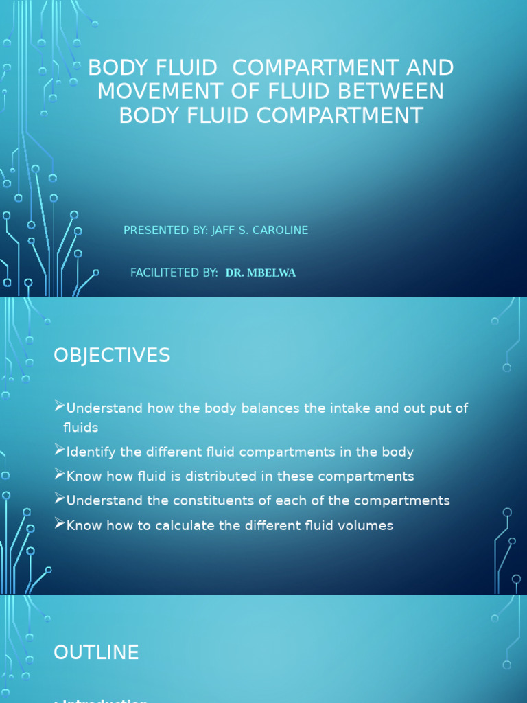 Body Fluid Compartments and Movement | PDF | Physiology