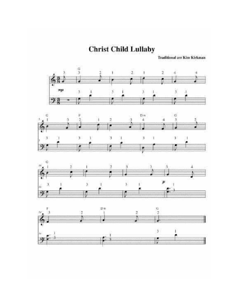 Christ Child Lullaby | PDF