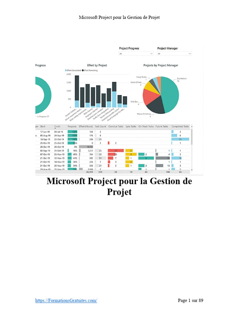 Microsoft Project : Guide de Gestion de Projet | PDF | Gestion de projet | Microsoft