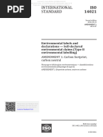 Iso 14024 2018 | PDF | International Organization For Standardization | Life Cycle Assessment