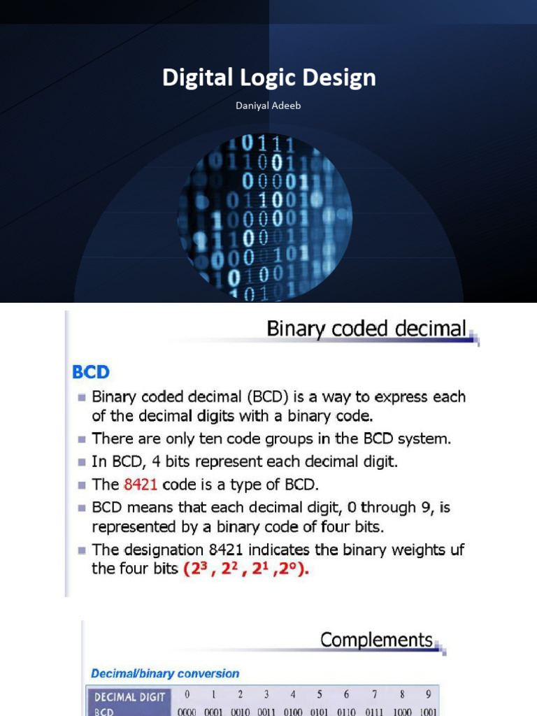 Lecture 2 Complement And Error Detecting Codepptx Pdf Error