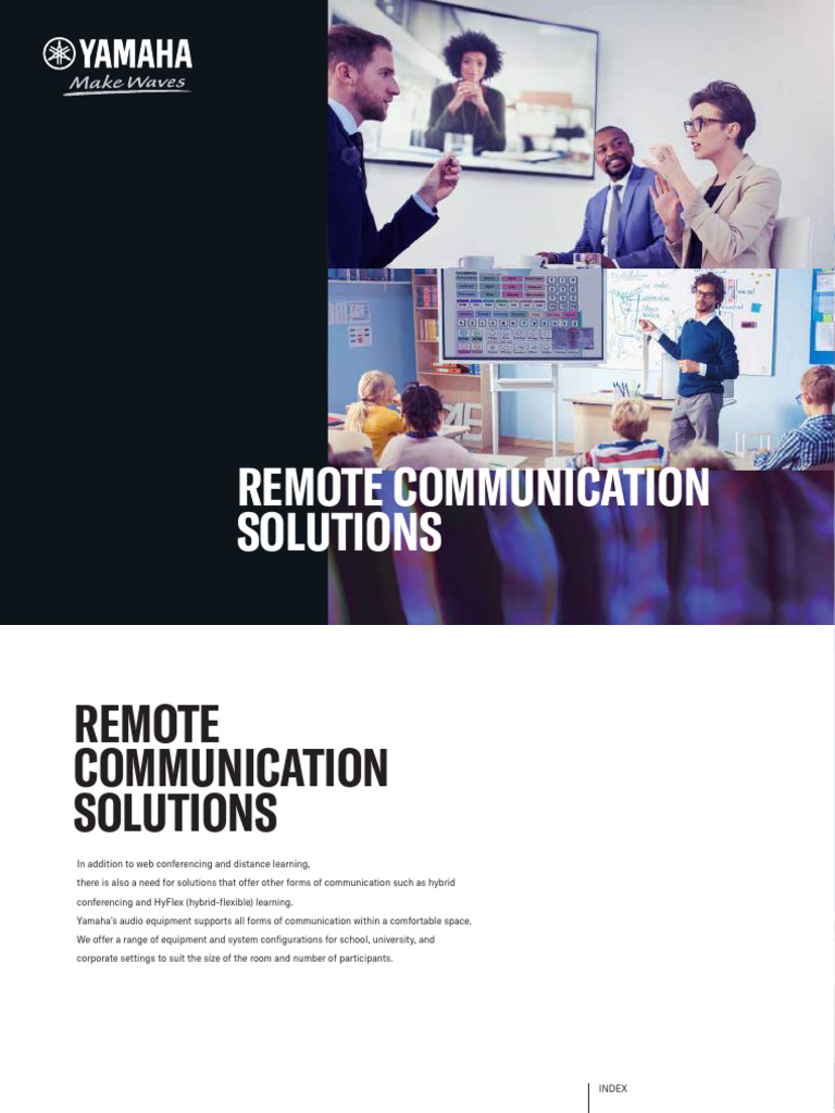 YAMAHA UC System Examples | PDF | Microphone | Usb