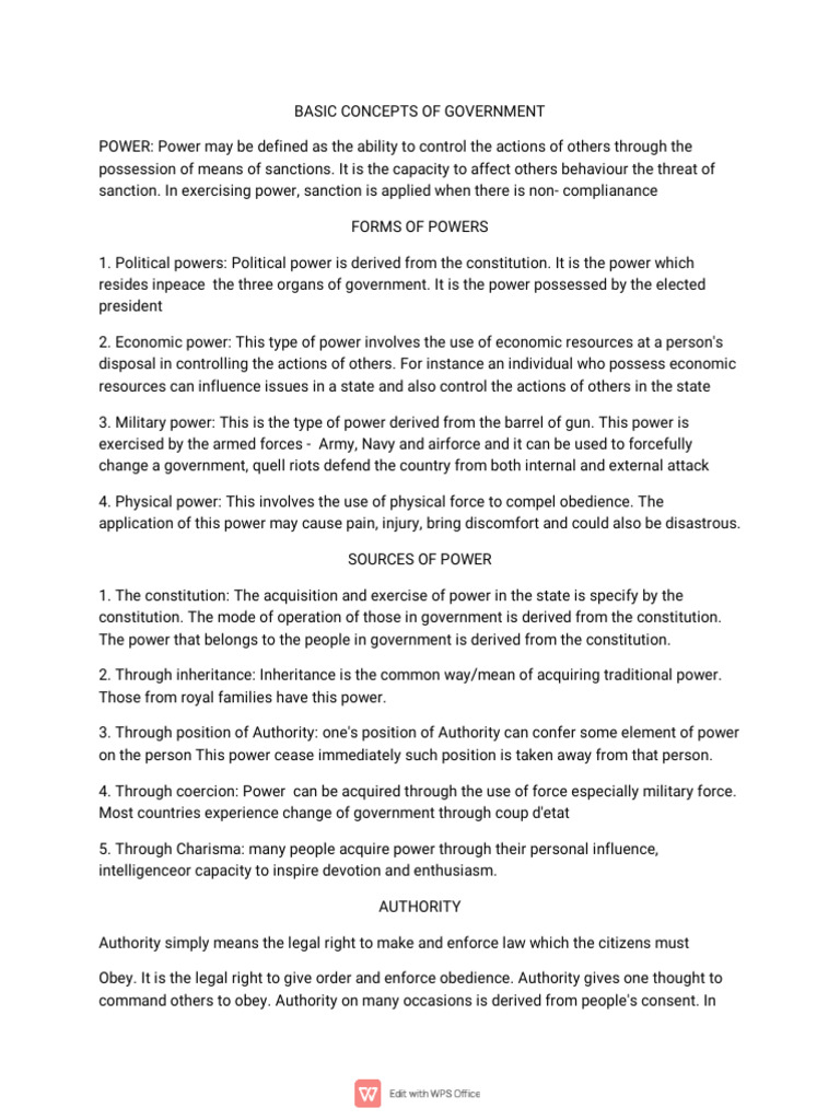 Basic Concepts-Wps Office | PDF | Horus