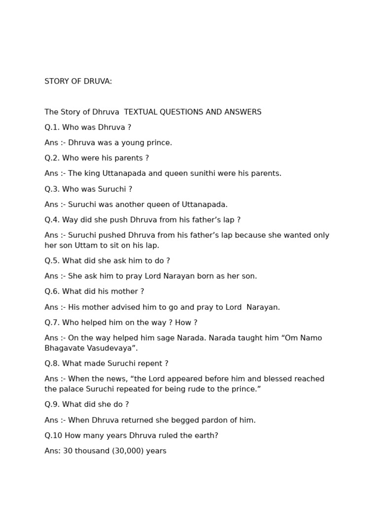 Question & Answers | PDF