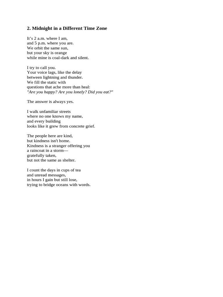 Midnight in a Different Timezone | PDF