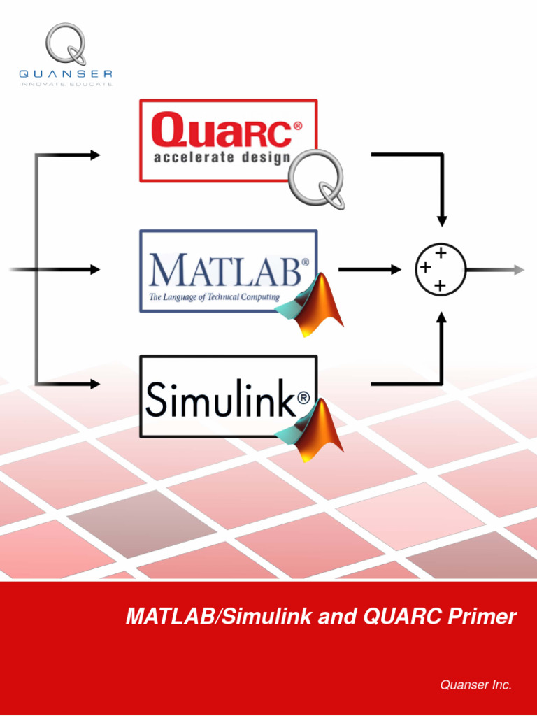MATLAB-Simulink and QUARC Primer | PDF | Matlab | Matrix (Mathematics)