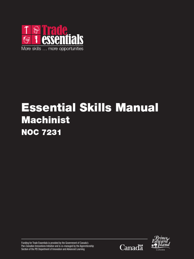 Machinist Esm | PDF | Adult Education | Learning
