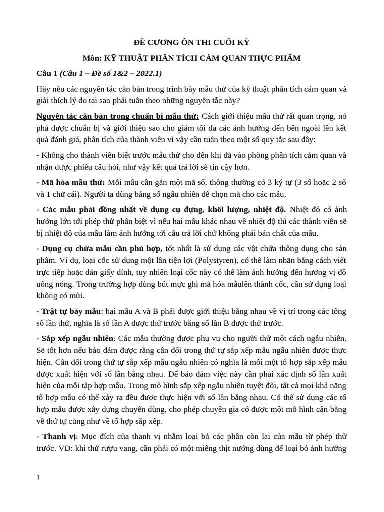 Đáp án đề thi CK_20221 | PDF