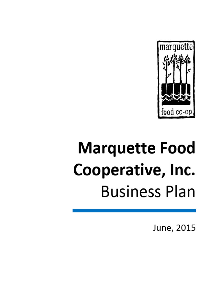 Food Co-Operative Business Plan | PDF | Grocery Store | Interest