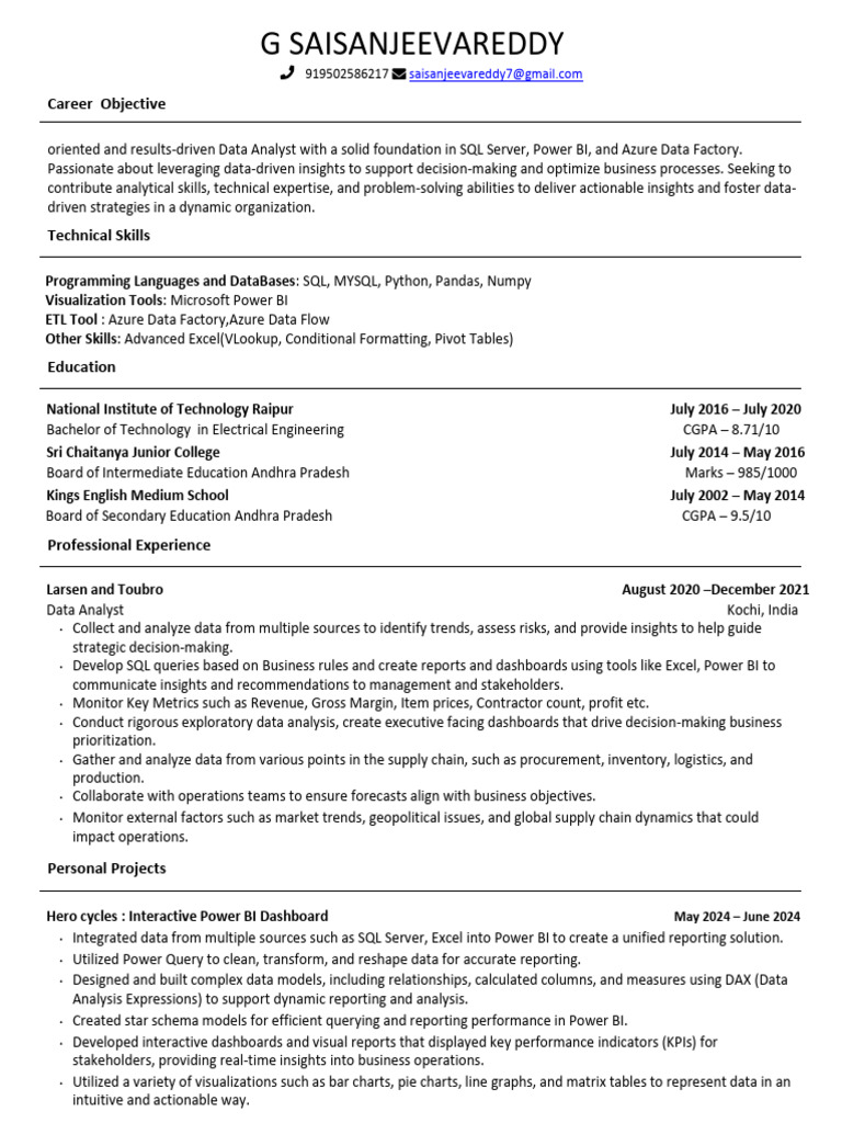 Sai Analytics Indeed | PDF | Microsoft Sql Server | Database Index
