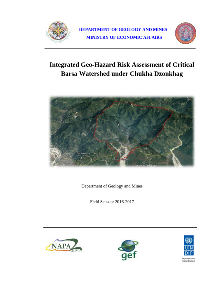 Barsa-Watershed-Landslide-Hazard-Risk-Assessment-Report-and-Maps | PDF | Landslide | Physical ...