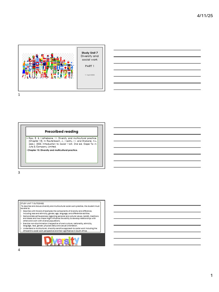 Unit 7 Part 1 - 11 April 2025 Handouts | PDF | Gender Studies | Gender