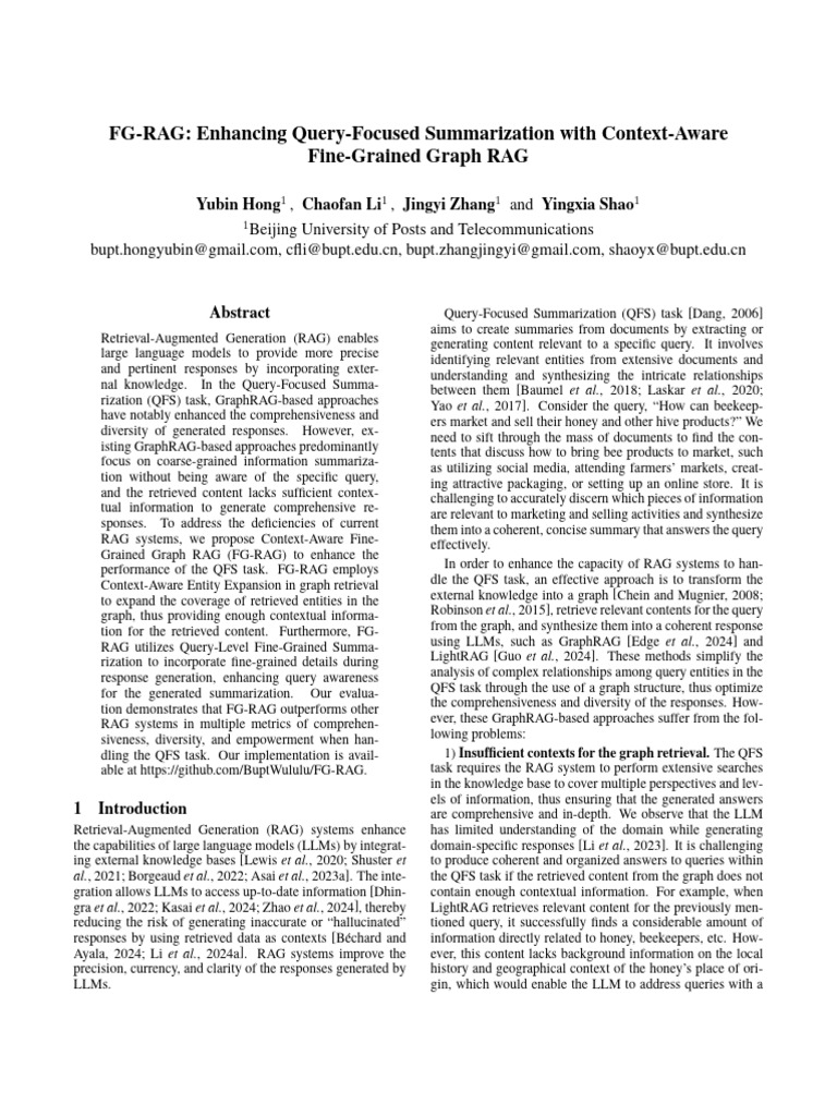 Enhancing Query-Focused Summarization With Context-Aware | PDF | Information Retrieval | Honey