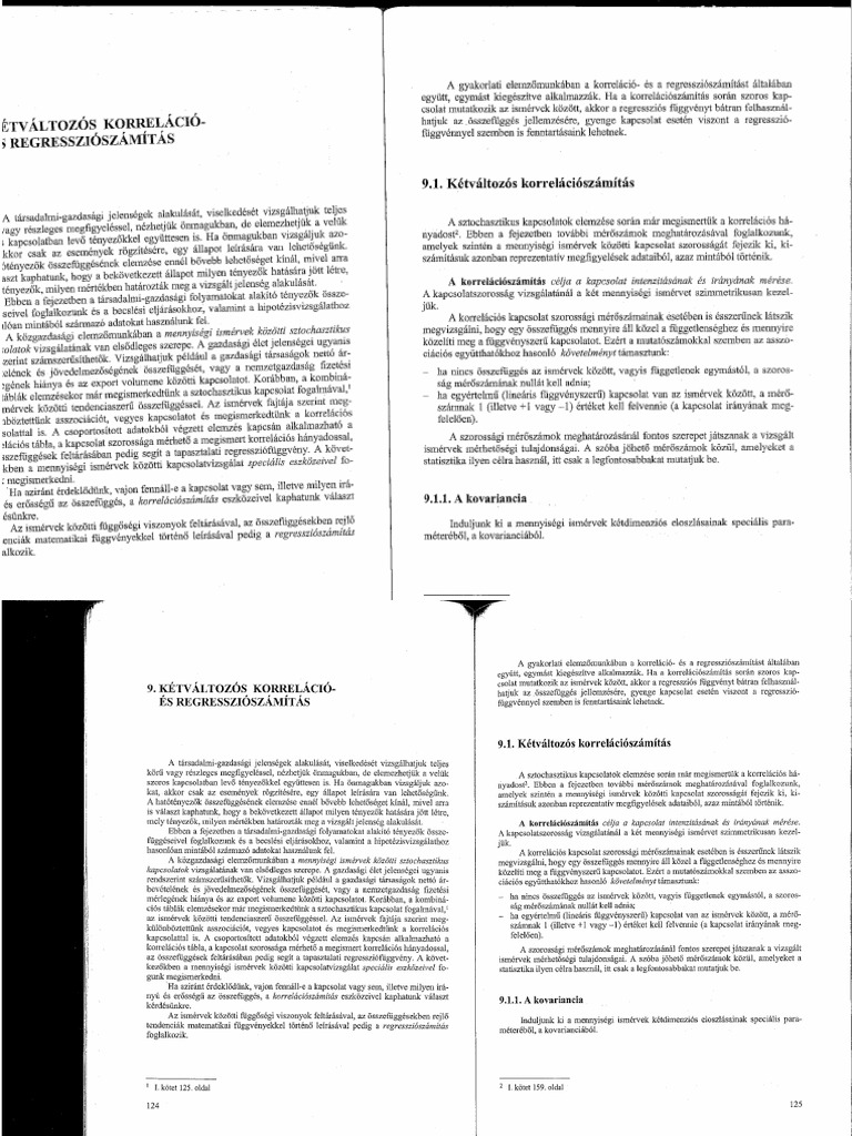 TK2_9_fejezet_kétváltozós | PDF