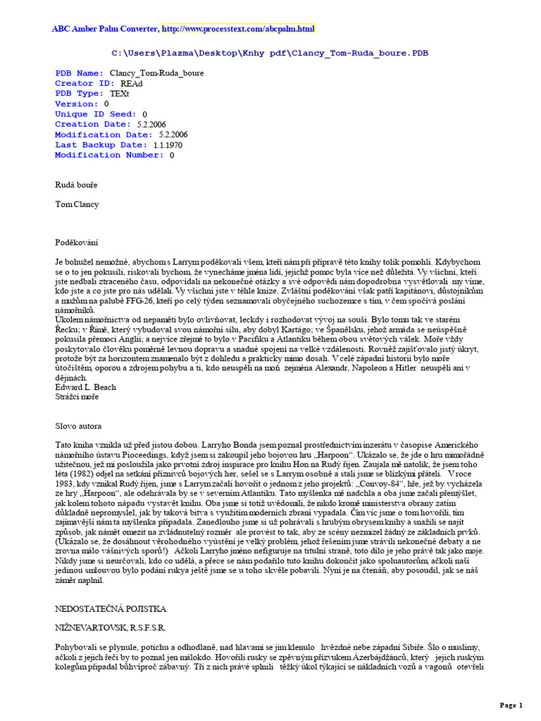 Ruda Boure - Clancy, Tom - 269 | PDF