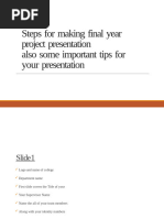 Final Project Submission Guidelines | PDF