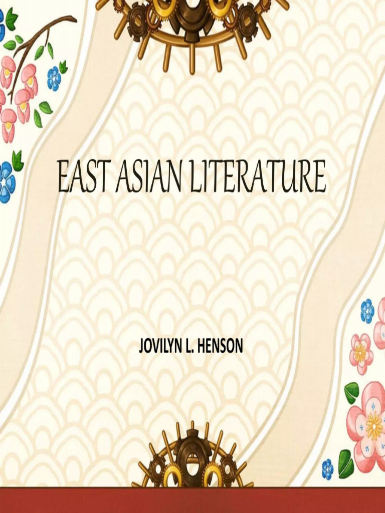 1 L1 East Asian Literature | PDF
