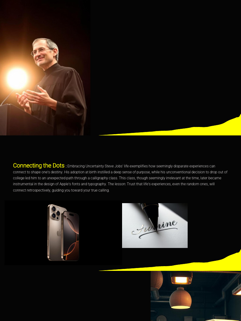 Steve Jobs' Life Lessons on Purpose | PDF