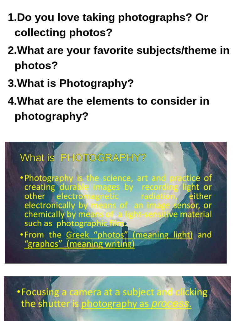 Photography Basics and Tips | PDF
