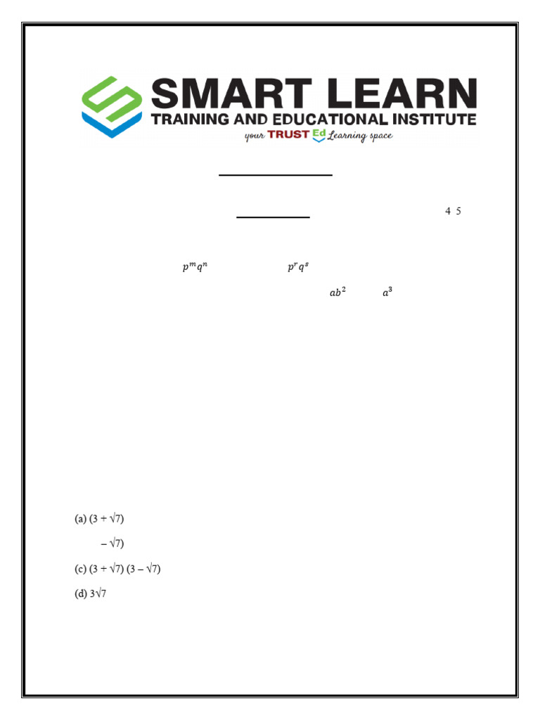 0425XRNW real numbers worksheet | PDF | Mathematics | Arithmetic