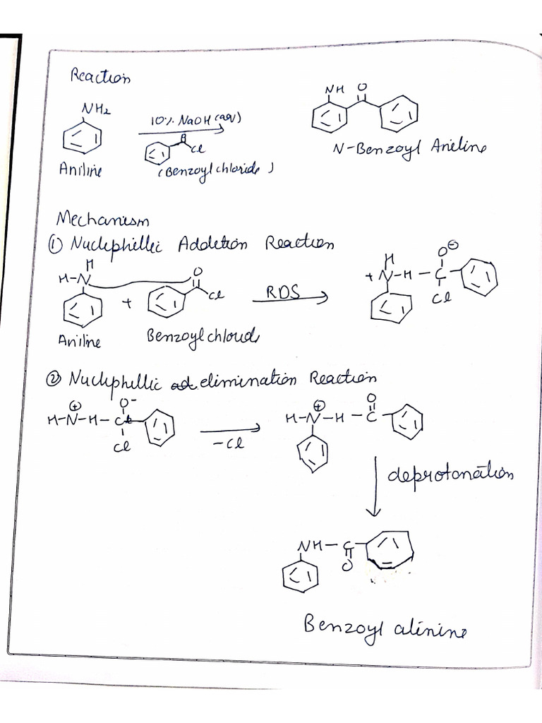 Benzoylation of Aniline | PDF